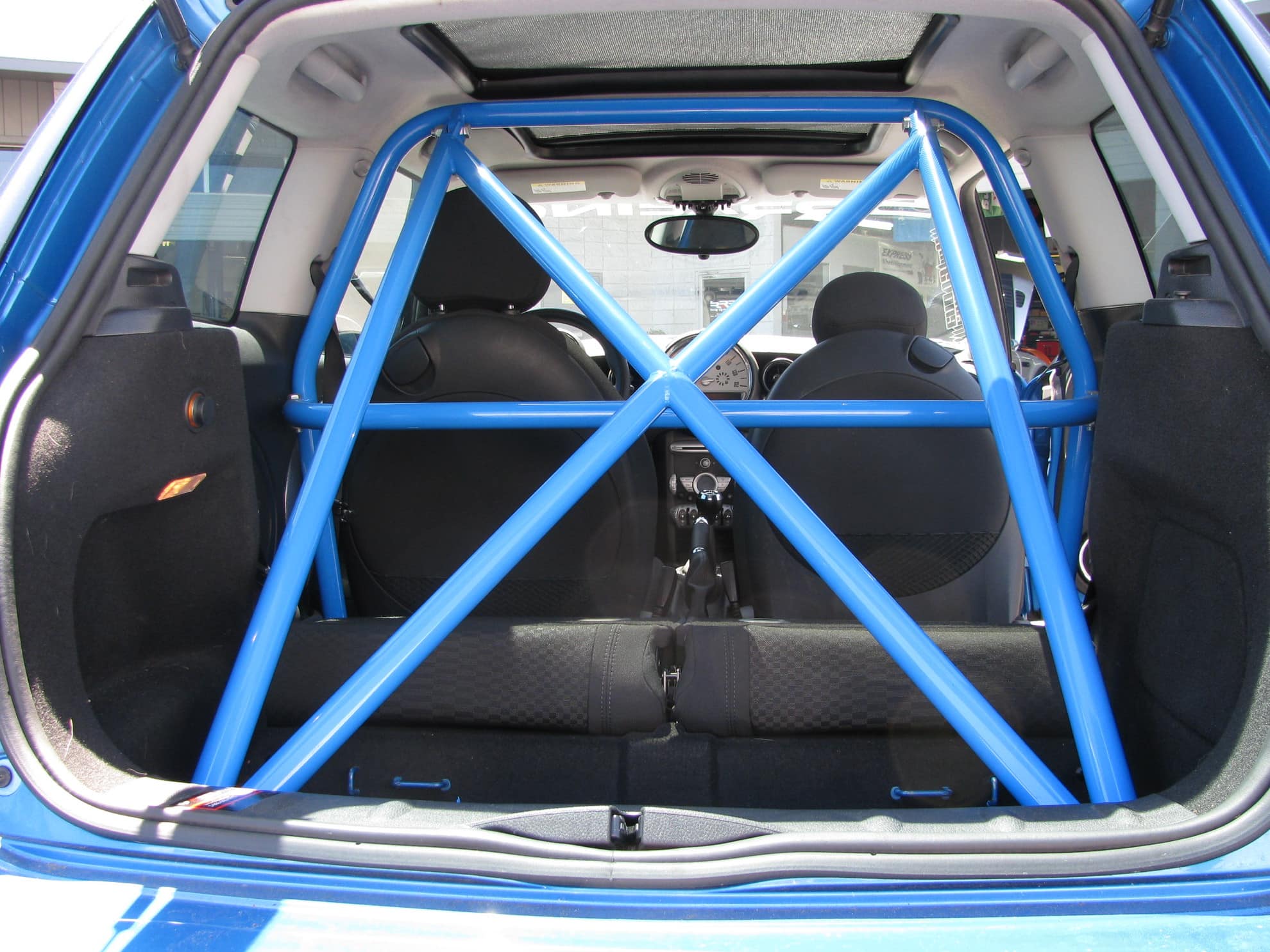 BRR MINI R56 roll bar / harness bar - brrperformance.com